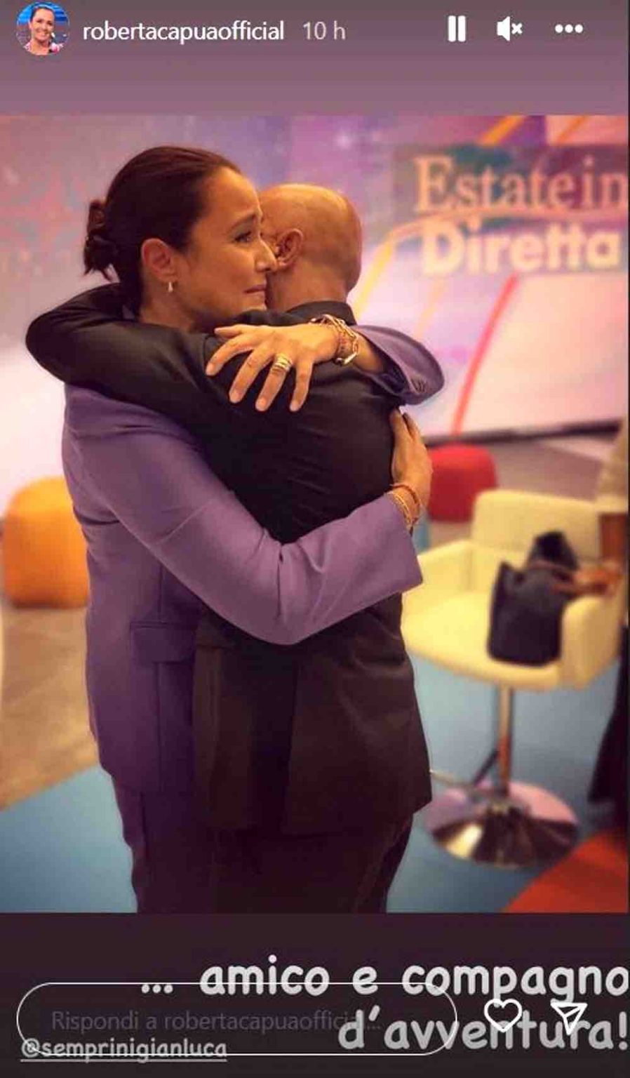 Estate in Diretta. Roberta Capua in lacrime, il gesto dietro le quinte che nessuno si aspettava ...